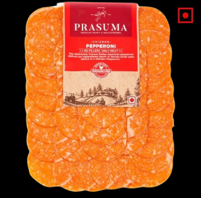 Prasuma Chicken Pepperoni Salami, 100g – Choices Gourmet Store in ...